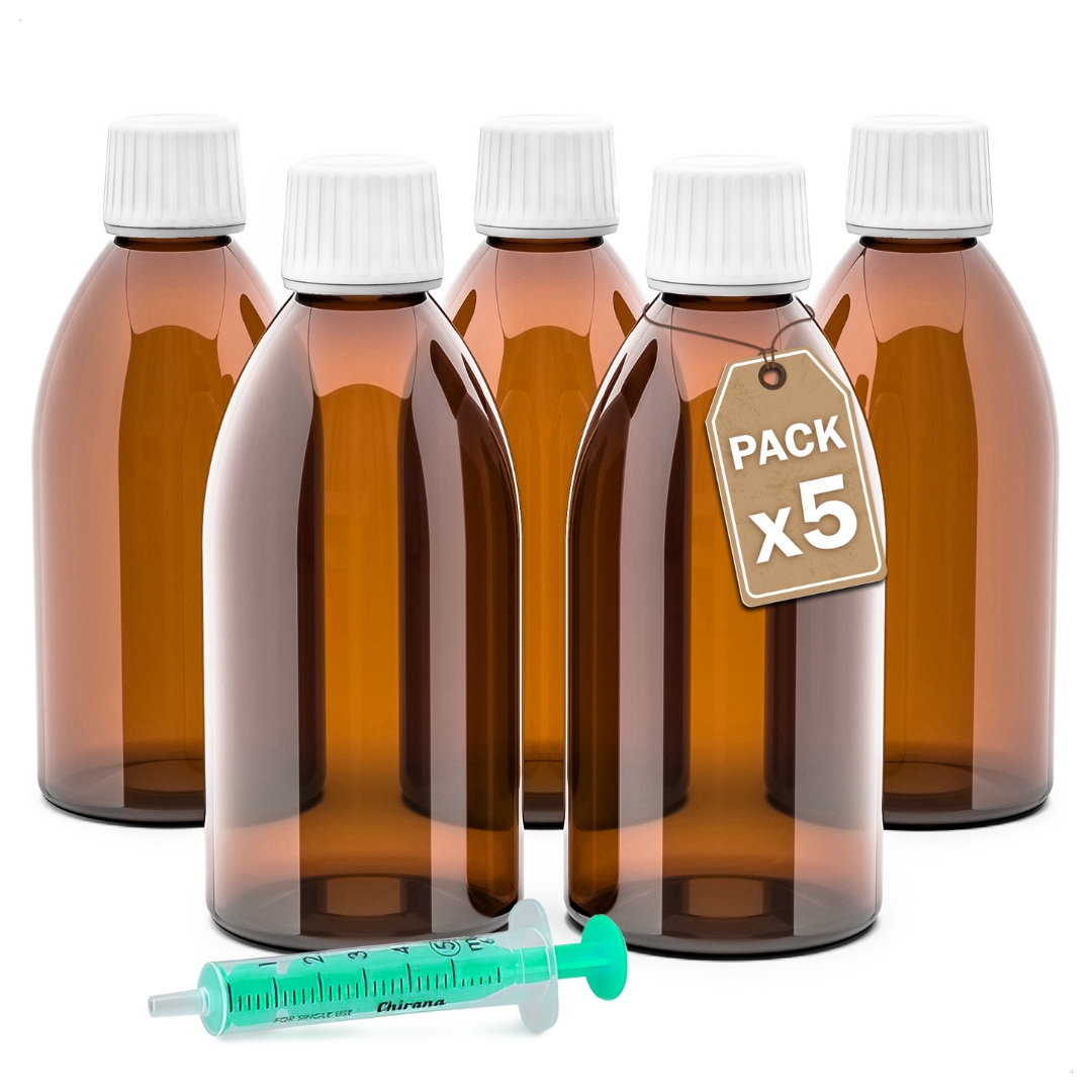 Refillable Chlorine Dioxide Storage Bottles CDS 250 ml